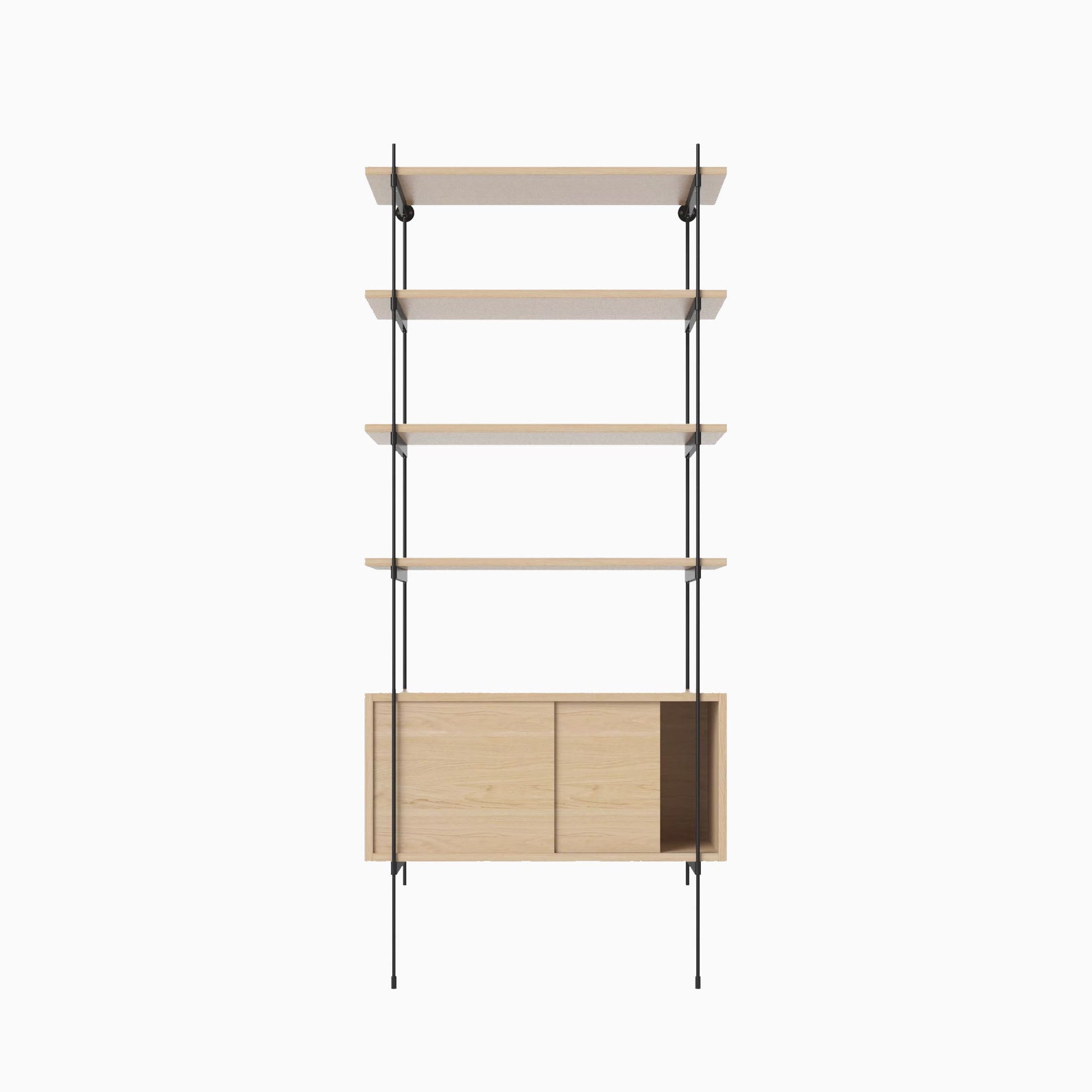 Bolia Rod Shelving System Combination 5 Arrival Hall