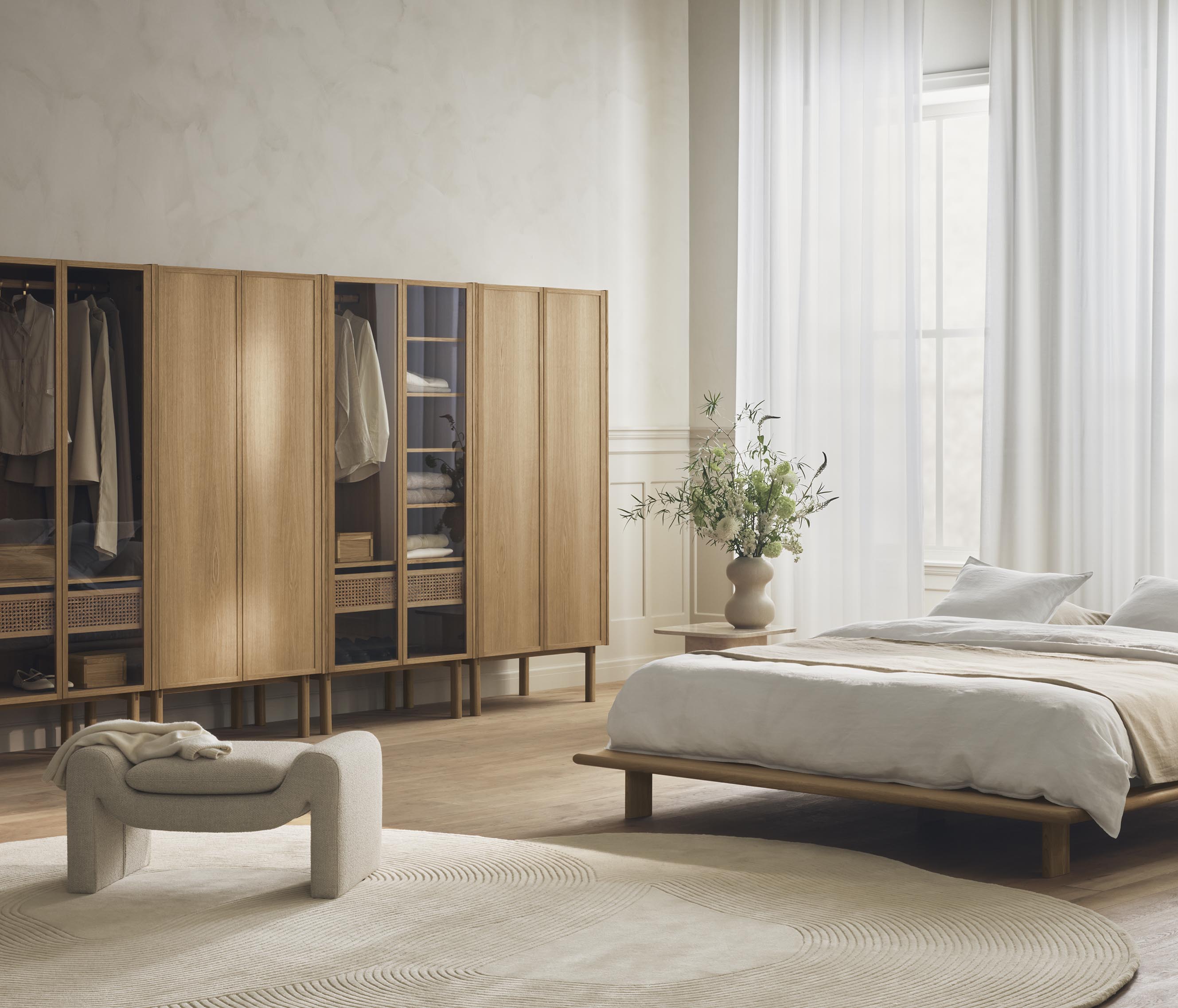Bolia Cana Wardrobe with Wooden Doors – Arrival Hall