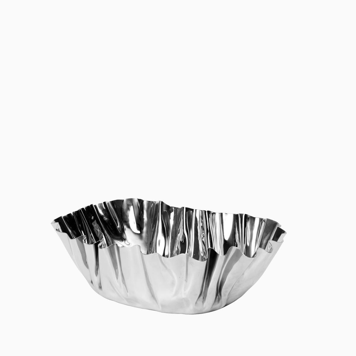 Tydra Bowl Large - Mirror Polished Stainless Steel Decor – Arrival Hall
