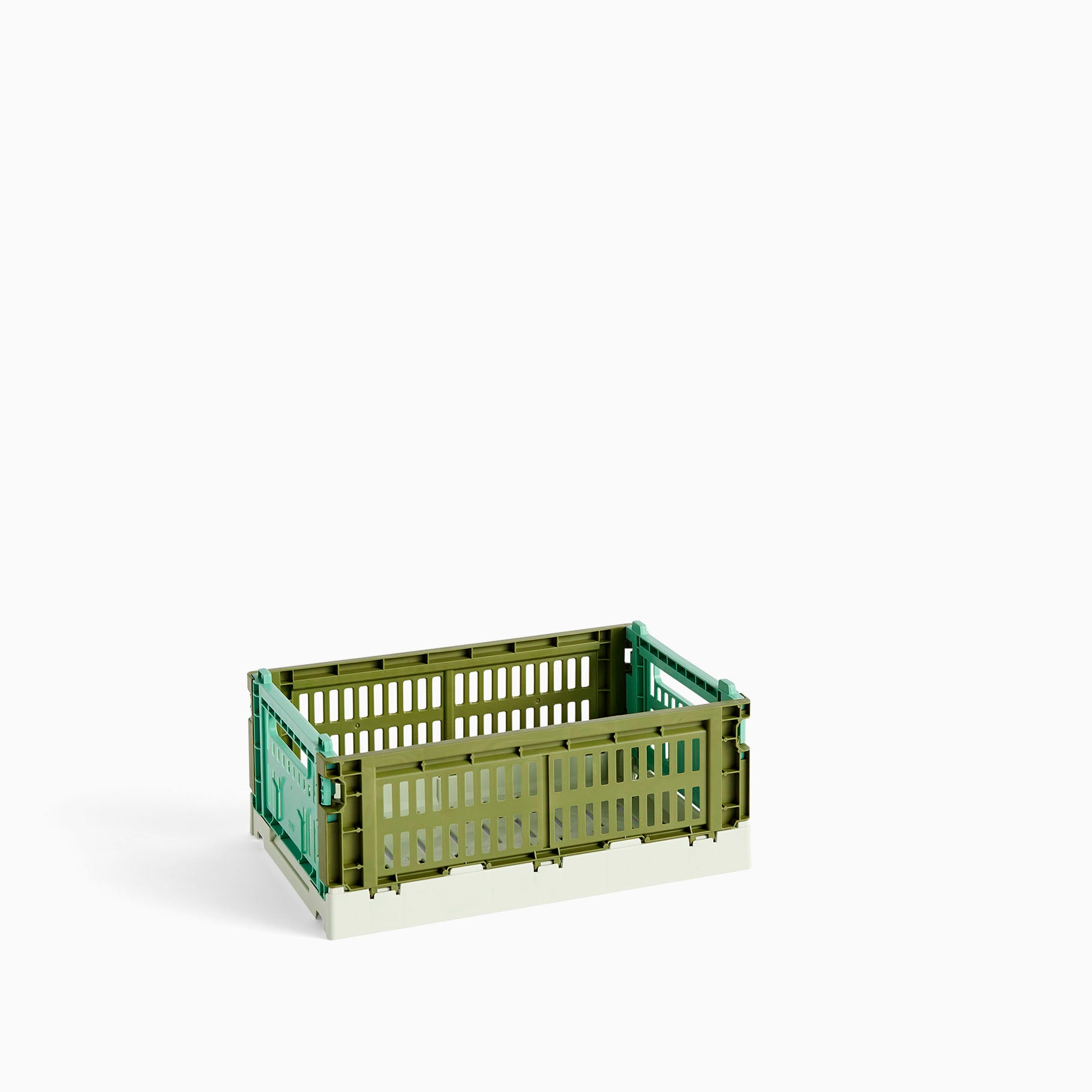 HAY Colour Crate Mix Small V2 - Olive and Dark Mint – Arrival Hall
