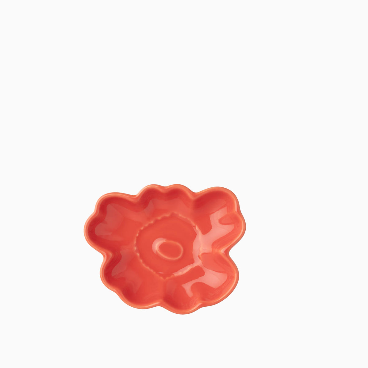 Marimekko Unikko Shape Plate 9.5cm - Orange Red – Arrival Hall
