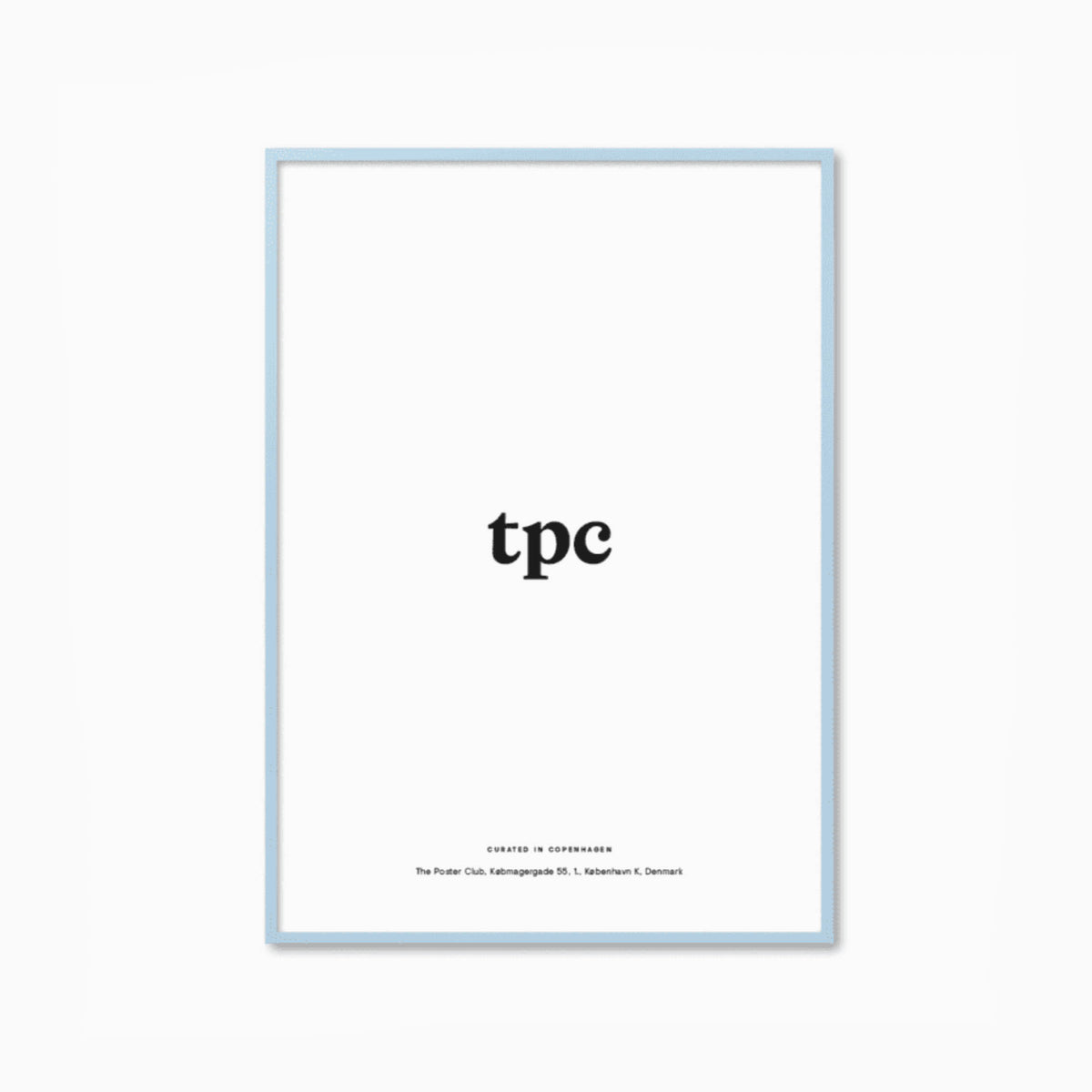 The Poster Club Frame - Light Blue – Arrival Hall