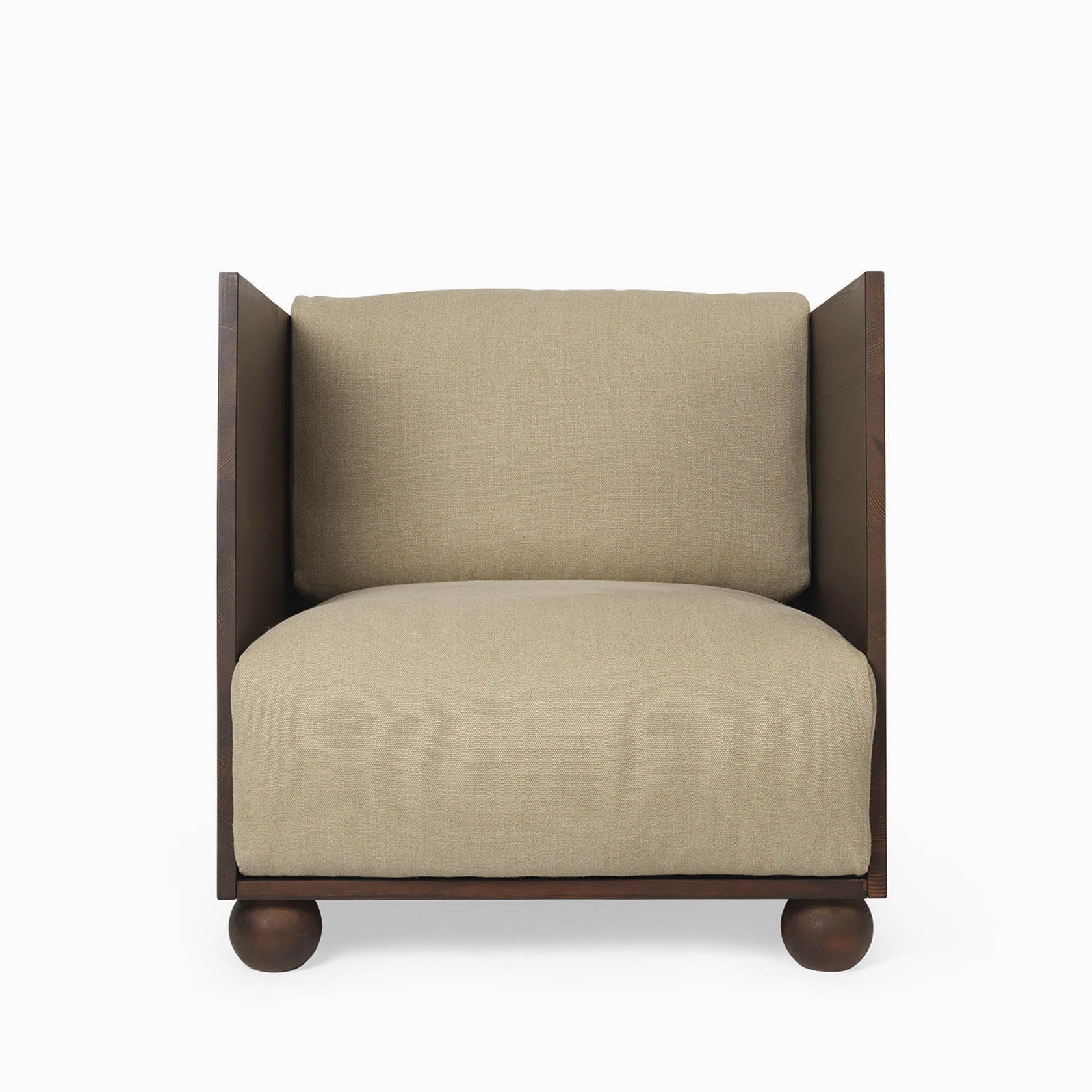 Rum Lounge Chair - Rich Linen – Arrival Hall