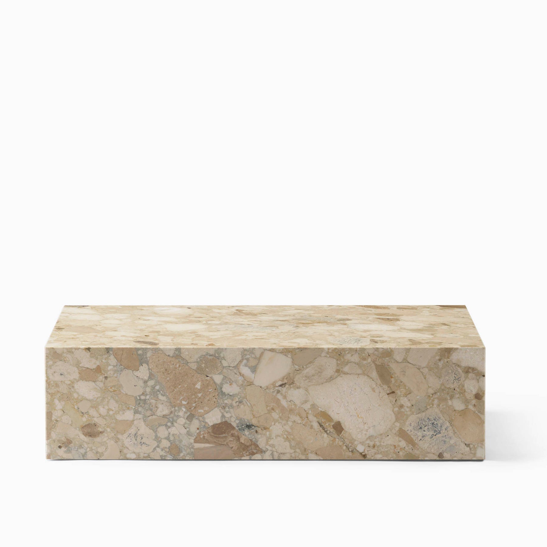 Audo Copenhagen Plinth Low - Sand Kunis Breccia – Arrival Hall