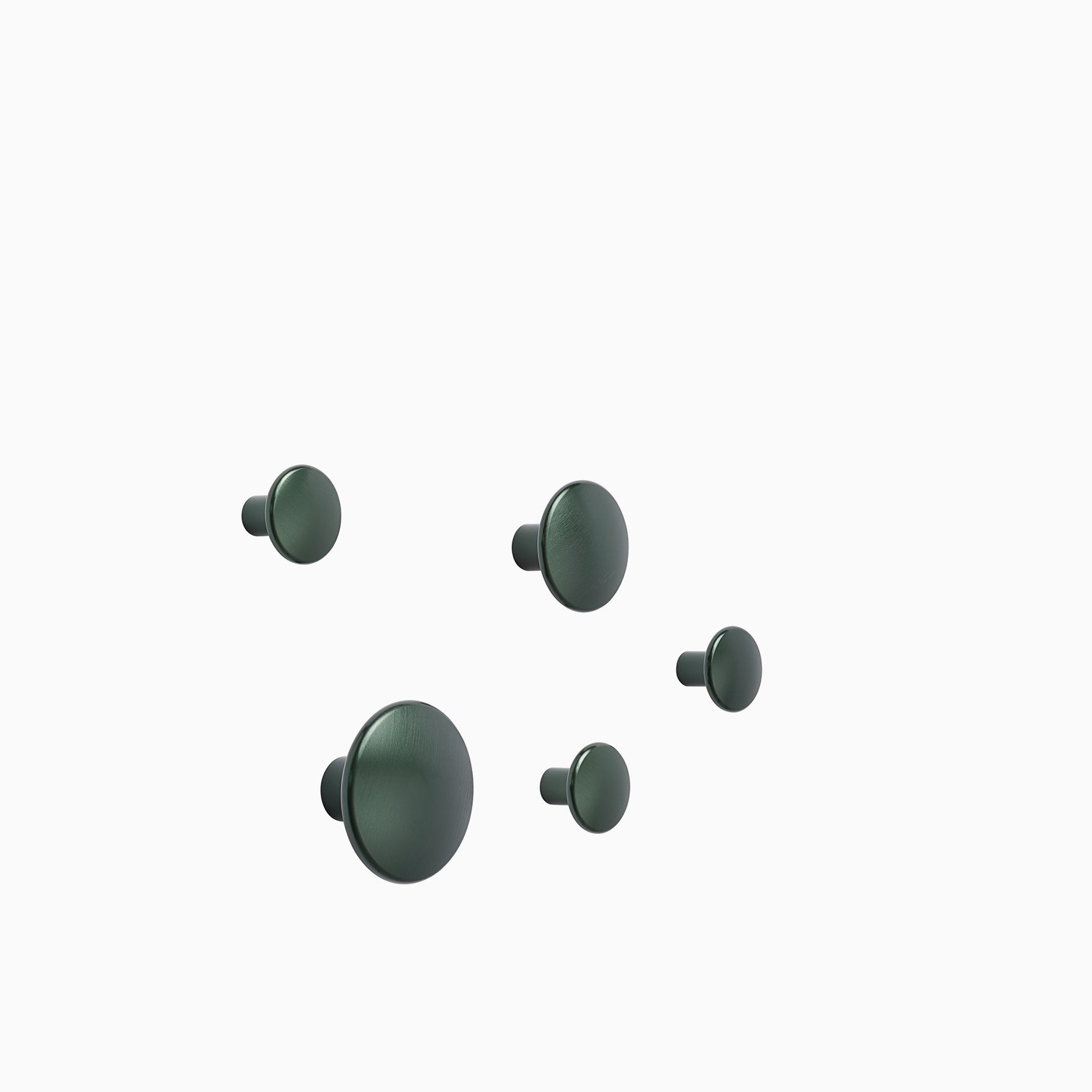 Muuto Dots Metal - Dark Green (Set of 5) – Arrival Hall