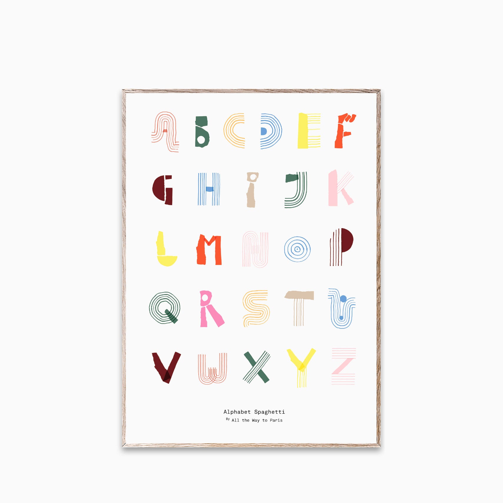 Paper Collective Alphabet Spaghetti – Arrival Hall