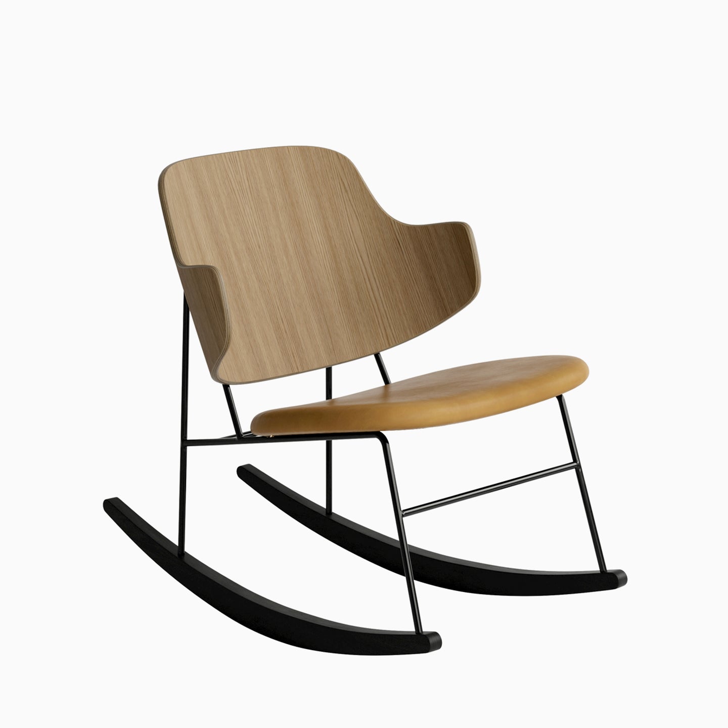 Audo Copenhagen Penguin Rocking Chair - Natural Oak – Arrival Hall